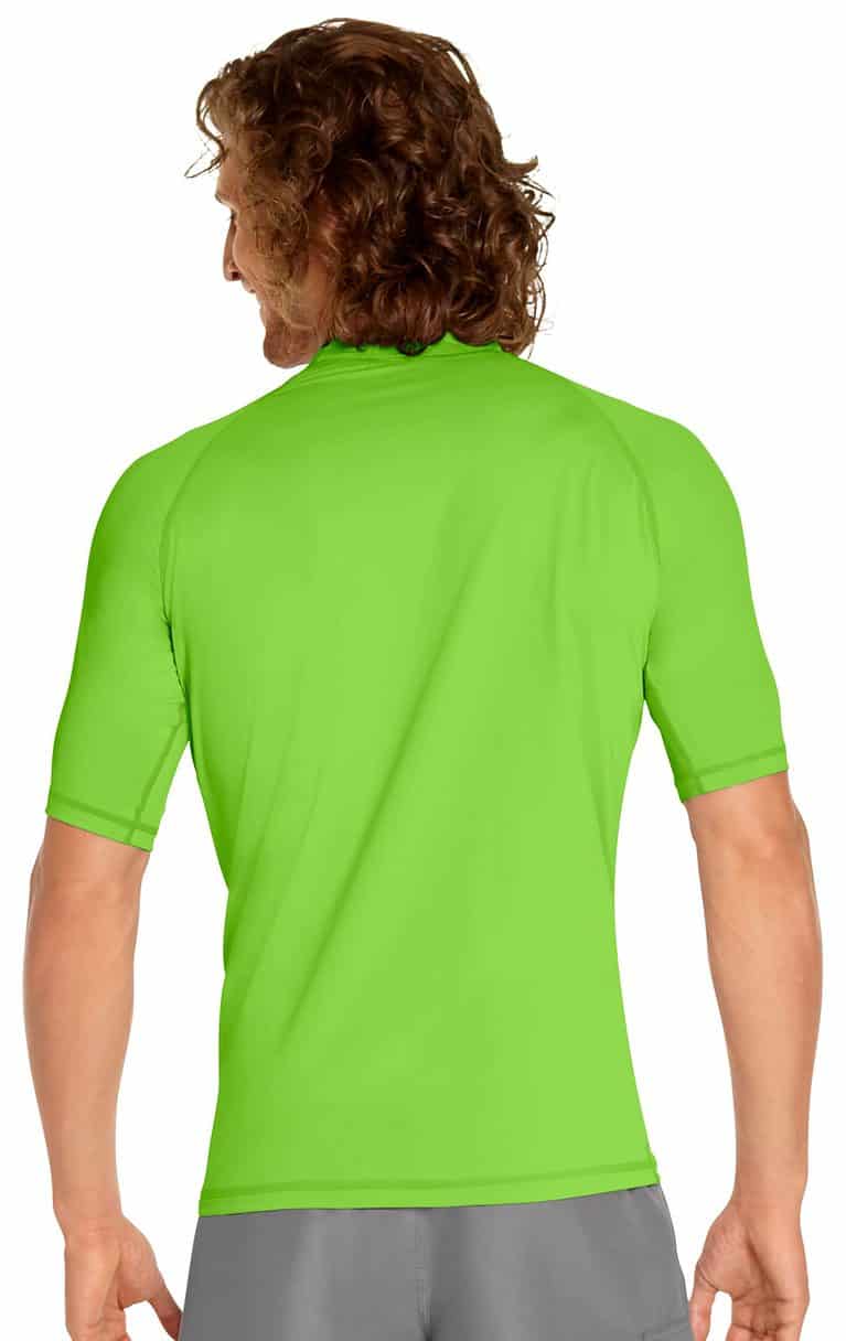 Women's Short Sleeve Rash Guard - Lime Green - Wet Effect, Inc.