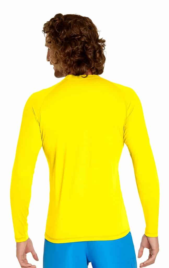 Men's Long Sleeve Rash Guard – Yellow - Wet Effect, Inc.