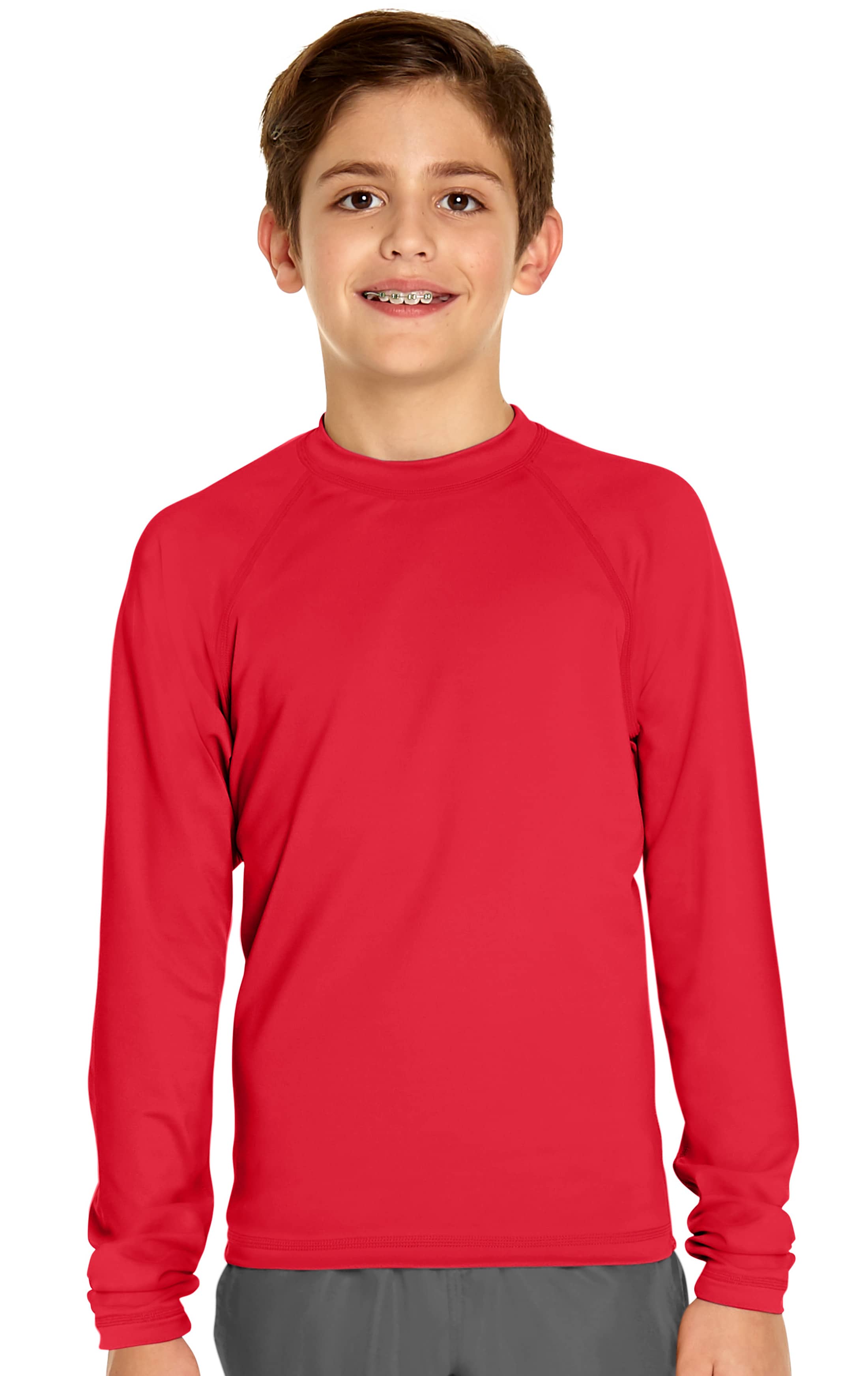 Rash Guard Long Sleeve - Red - Wet Effect, Inc.